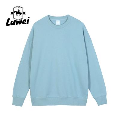 Cina Collo dell'equipaggio Organic Pure Felpa Uomo 350g Moletons Camisa De Entrenamiento 100%Cotton Sweatshirt Pullover Hoodie in vendita