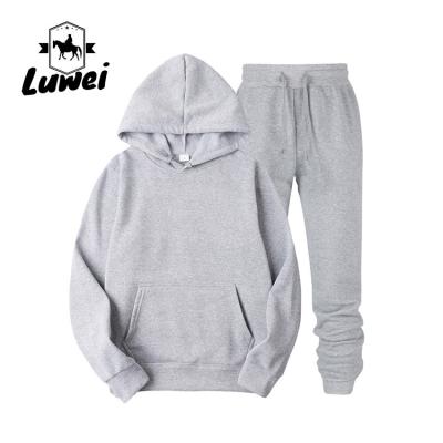 Cina Custom Felpe Con Cappuccio Bluzy Bulk Premium Blank Oversized Cut And Sew Pantaloni da ginnastica pesanti e Hoodie Set in vendita