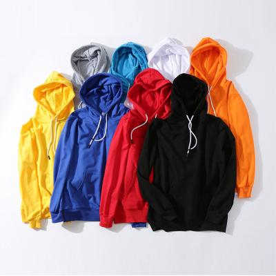 Cina Sudaderas con cappuccino 280g 65%T-shirt in cotone a maglia nero bluzy polyester over size uomo ginnastica uomo felpe in vendita