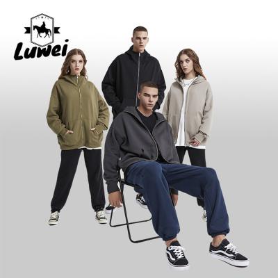 Cina Multi Color Over Size Soft Unisex Gym Drawstring Nero Pullover Maschile 350g Cappuccino di cotone Uomo e Corridore in vendita