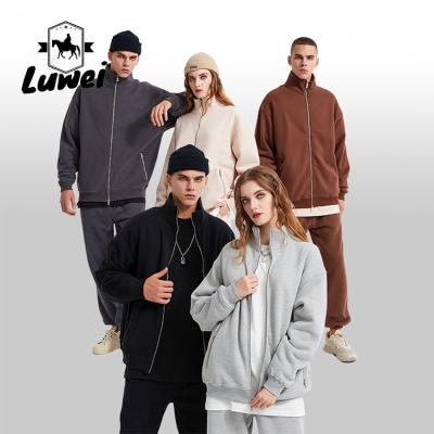 Cina Disegnatori di abbigliamento di strada Camicetta a cerniera Pullover sportivo maschile di grandi dimensioni 360g Pullover a maglia di velluto polare in vendita
