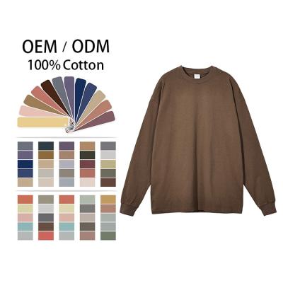 Cina Vendita in grosso di abbigliamento di strada Gym ricamato Sport Cappuccio marrone grande 100% cotone Crewneck Sweatshirt Cappuccio uomo in vendita