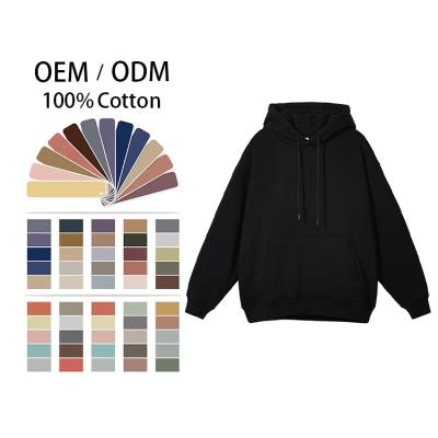 Cina Winter Custom Oversized Plain 100% Cotton Pullover in bianco Unisex Bulk Plus Size Pullover e felpe da uomo in vendita