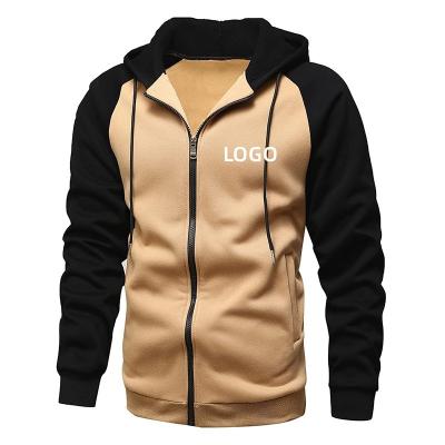 Cina Stampa personalizzata di alta qualità con zip completo cappuccio uomo suole maglietta con cappuccio zip unisex in vendita