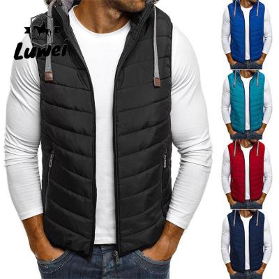 Cina Casual Outdoor Hooded Utility Warm Plus Size Zipper Drawstring Coatsmen Vestito leggero con felpe in vendita