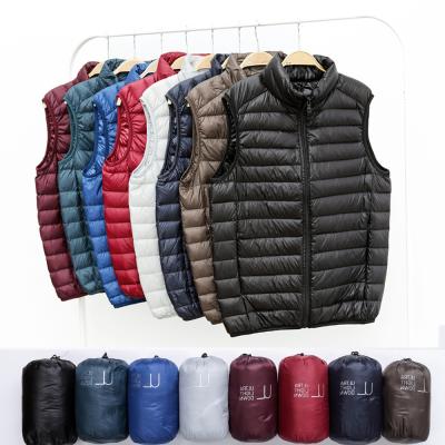 Cina Logo doganale all'ingrosso Moda invernale leggero gilet di utilità casual gilet invernale gilet da sotto per uomini in vendita