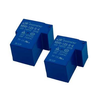 中国 Large Capacity Small Magnetic Latching Relay NB90-12S-S-A For Monitor BaoCheng Relay 販売のため