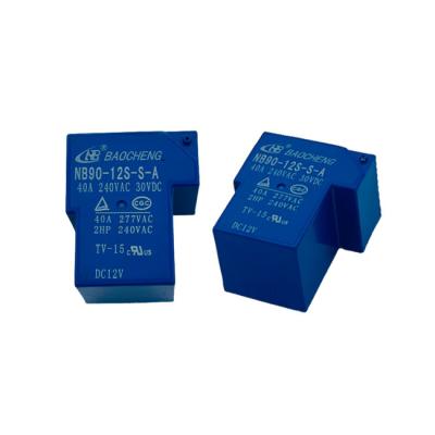 中国 Automatic Multi Contact Relay Small Magnetic Latching Relay NB90-12S-S-A NBC BaoCheng Relay 販売のため