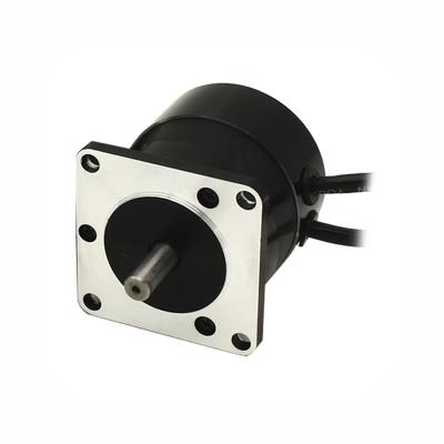 China Square flange 57mm Round body 24V 3000RPM 34W 0.11N.m Brushless DC Motor 3phase body length 55mm BLDC motor en venta