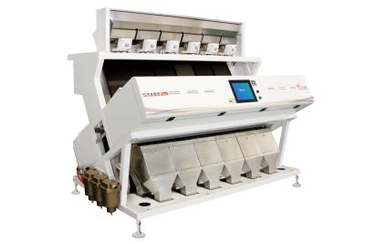 China Classificador da cor da noz do de alta capacidade dos canais do classificador seis da cor do CCD do amendoim de AC220V 50Hz à venda