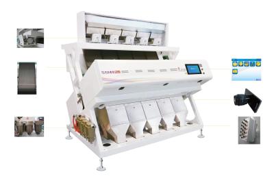 China Multifunctiekleur die 5 Hellingen 315 sorteert de Kleurensorteerder van Chanels CCD van 3.0KW-Voltage AC220V/50HZ Te koop