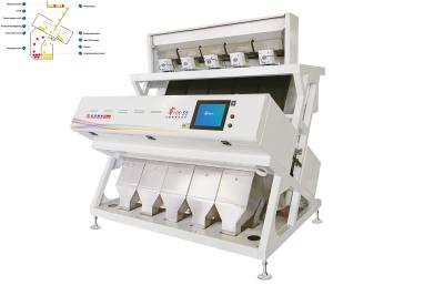 China De hoge Sorteerder van de Productiecapaciteitccd Kleur van 3.0KW voor het Procédé van het Rijstmalen Lijn Te koop