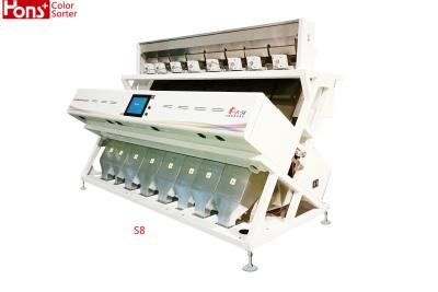 China 8Chutes 504 van de de Rijstkorrel van de Kanalen de Multifunctionele Grote Capaciteit van de de Kleurensorteerder Prijs van Nice Te koop