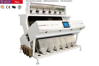 China Volledige Sorteerder 6 van de Kleurencameraccd Kleur Hellingstype met Macht Minder 3.6KW Te koop