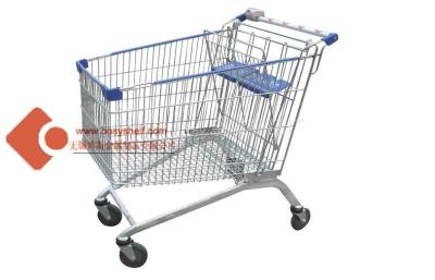 Cina L'europeo ha spinto il carrello 50KG - 80KG del supermercato del metallo del cavo in vendita