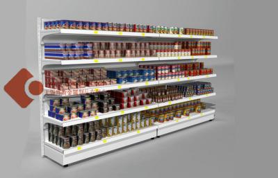 Cina Scaffalatura vuota del supermercato degli scaffali di drogheria del metallo con il singolo lato in vendita