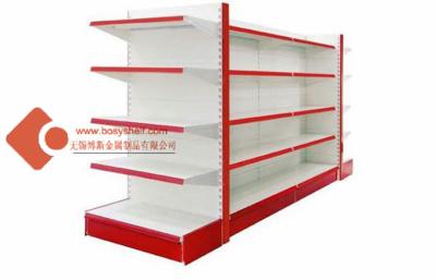 Cina doppia gondola laterale che accantona gli scaffali di esposizione resistenti per il supermercato in vendita