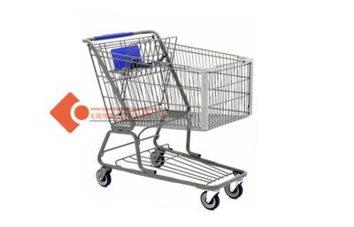中国 冷たい鋼鉄アメリカの店のスーパーマーケットの買物車 150L/180L/210L/240L 販売のため