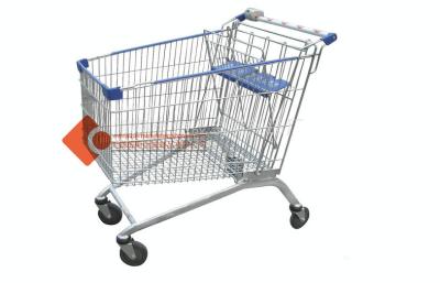 中国 食料雑貨 240L のための軽量ワイヤー金属のスーパーマーケットの買物車 販売のため