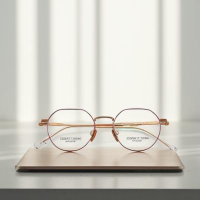中国 プロの用のために調整可能なテンプルベータチタン眼鏡 販売のため