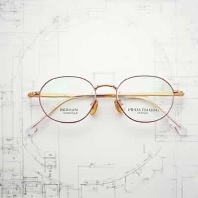 China Gafas de titanio Beta de marco completo de moda multicolor y elegante en venta