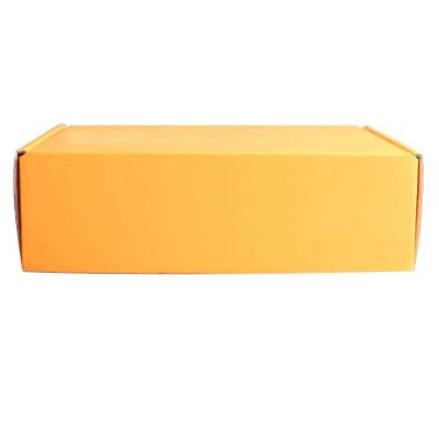 China Eco Friendly Printed Mailer Boxes Orange Color Spot UV Finish 190 - 350G for sale