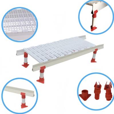 China Recyclable Poultry Farm Plastic Floor Damp Proof Stackable Plastic Floor Slats for sale