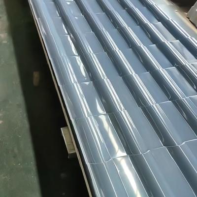 China Width 1000mm Corrugated Galvanized Metal Roofing Sheets For Lining Board Section Resistance 3.85 Cm4/M for sale