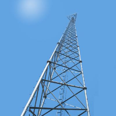 Cina Torre d'acciaio triangolare dell'antenna delle telecomunicazioni di 3 gambe 20m - 100m Iso9001 in vendita