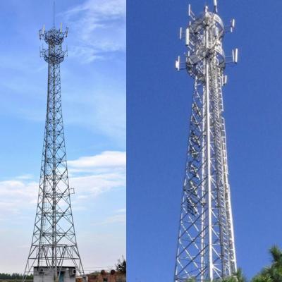 Cina 4 galvanizzazione d'acciaio angolare della immersione calda della torre 60m della grata di telecomunicazione fornita di gambe in vendita