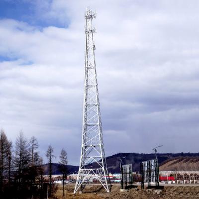 Cina 3 o 4 gambe Triangolo Quadrato Trasmissione Torre in acciaio Altezza 20-100m in vendita