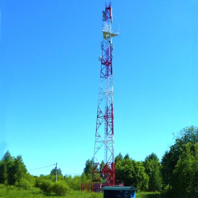 Cina Torre di trasmissione del segnale della cella BTS in acciaio a misura 4 gambe Mastello reticolato in vendita