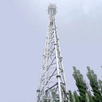 Cina Torre di trasmissione del segnale di telecomunicazione in acciaio galvanizzato a 3 zampe a reticolo tubolare in vendita