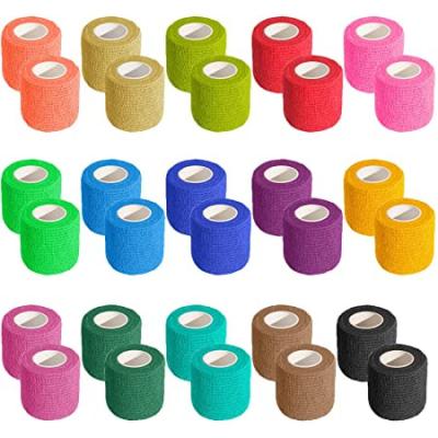 중국 7.5cm*4.5m Cotton And Spandex Fabric Tear Stretch Adhesive Bandage Custmed 판매용