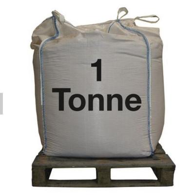 China Der oberste ganz offene Tunnel-bohrwagen 1 Tonnen-FIBC sackt Jungfrau 100% ein, die pp. flache Unterseite mit Tülle gründeten zu verkaufen