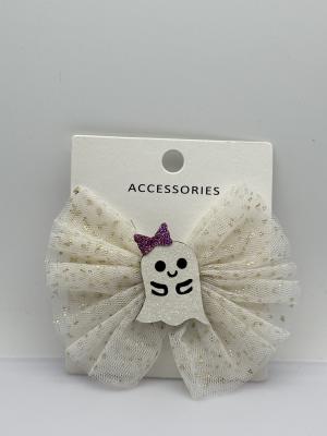 China Verschillende ontwerpers Ghost Bow haar clips voor Halloween All Season Collectie Te koop