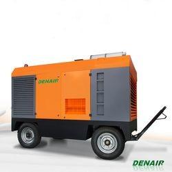 China 424 Cfm 7 Bar Diesel Portable Air Compressor for Sand Blasting/Mining/Jack Hammer for sale