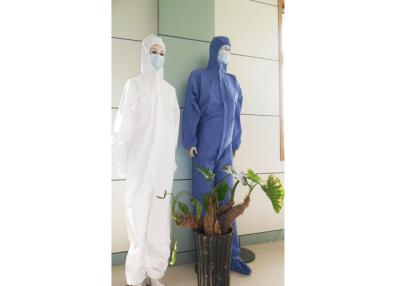 Cina Vestiario di protezione dell'ospedale blu di colore/inquinamento eliminabile del vestito protettivo anti in vendita