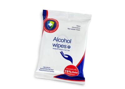 Cina Le strofinate della mano dell'alcool del grado medico 75%, la mano Sanitiser pulisce facile portare in vendita