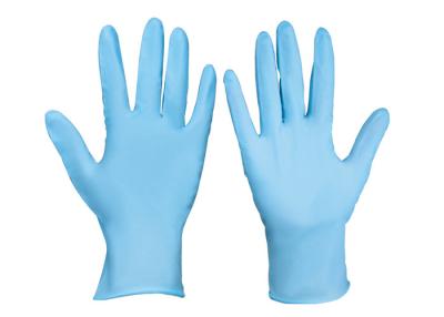 Cina Guanti impermeabili dell'esame del nitrile di Guantes, guanti eliminabili blu del nitrile in vendita