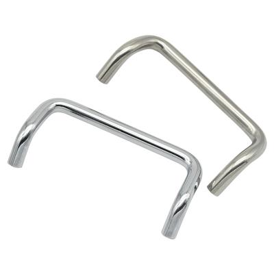 China Botones pesados de acero inoxidables del arco de la puerta de la curva doble de los tiradores de puerta del hardware de los muebles en venta
