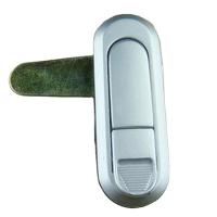 Electrical Control Panel Paddle Latch Lock , Zinc Alloy Swing Door Latch