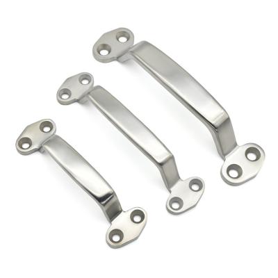 China Plata industrial de acero inoxidable de la manija del tirón de cuatro agujeros en venta