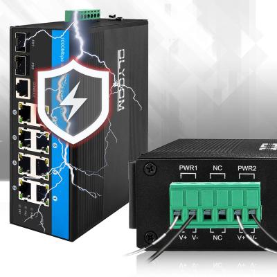 Cina Una nuvola di 10 porti ha diretto il commutatore industriale di gigabit con facoltativo ottico di SFP 2.5G in vendita