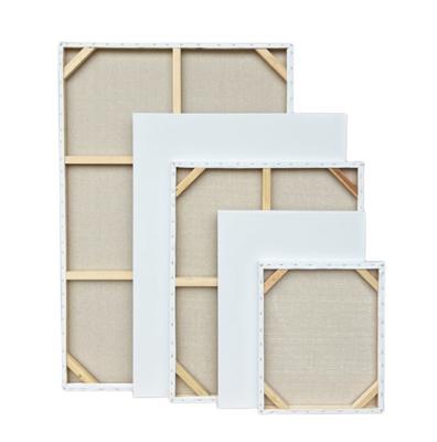 China Large Size Stretched Canvas Board with 380+/-50 Thickness Matte Finish for Custom Size Oil Painting for sale