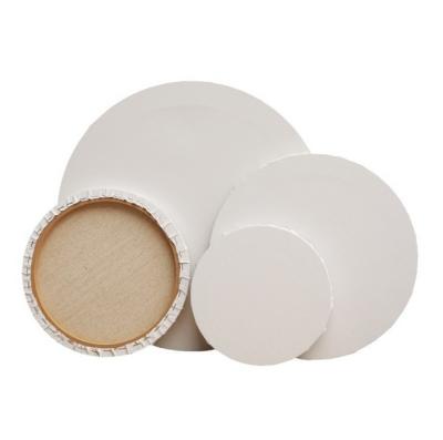 Cina Tela tesa rotonda con telaio in legno di pino per pittura a olio - Spessore 280g/380g e supporto inchiostro Eco-Solvente Latex UV in vendita