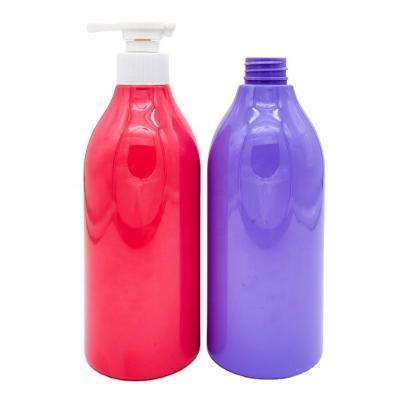 China Free Sample Wholesale Custom Empty 500ml PET Plastic Hair Lotion Bottle Boston Round Shampoo Shower Gel Body Wash Pump Bottles for sale