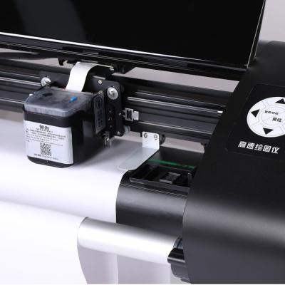 中国 HPGL 言語サポート 600DPI 250cm マックス 幅 インクジェット紙 パターンプロット 印刷プロット 切断付き 販売のため