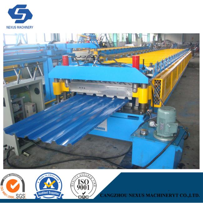 Dual Layer Roof Sheet and Tile Sheet Roll Forming Machine