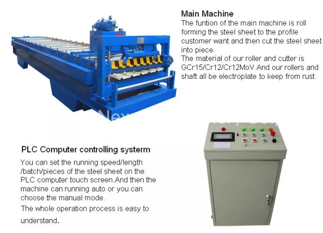 Making Metal Colored Roof Tile Forming Machine